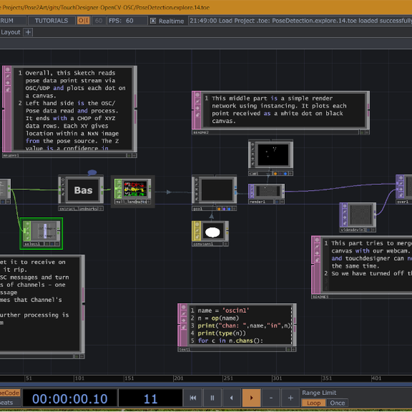 Pose2Art: SmartCam to TouchDesigner, Unity via OSC | Hackaday.io