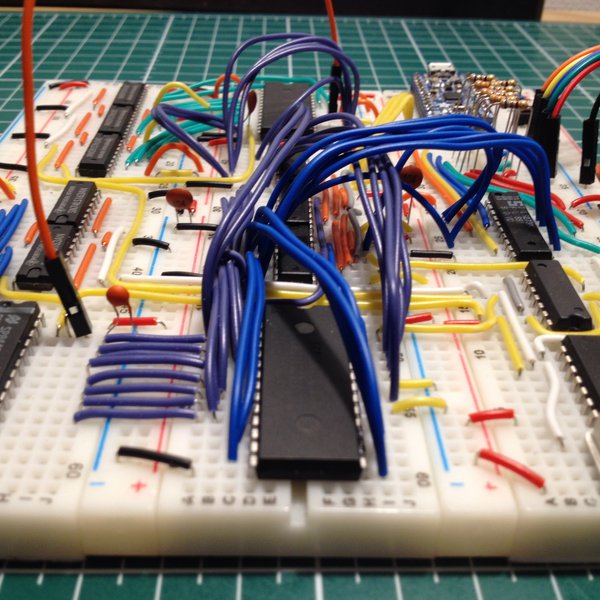 Breadboard VGA from TTL and SRAM | Hackaday.io