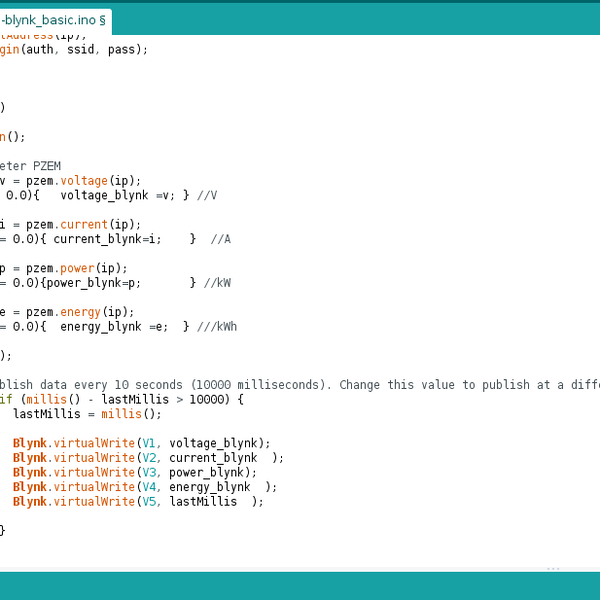 Meter PZEM-004 + ESP8266 & Platform IoT Blynk App | Hackaday.io