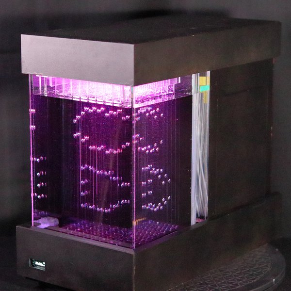 Glowing Air-Bubble 3D display | Hackaday.io