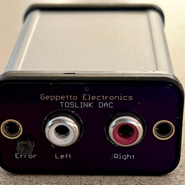 TOSLINK DAC | Hackaday.io