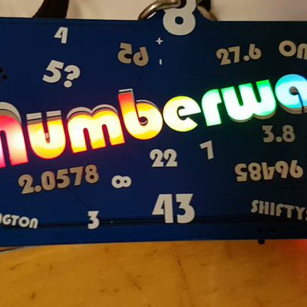 Numberwang Badge | Hackaday.io