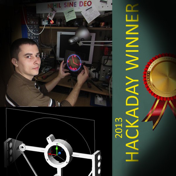 R-clock POV | Hackaday.io