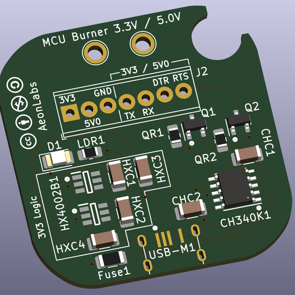 AeonLabs MCU Burner USB to UART TTL | Hackaday.io