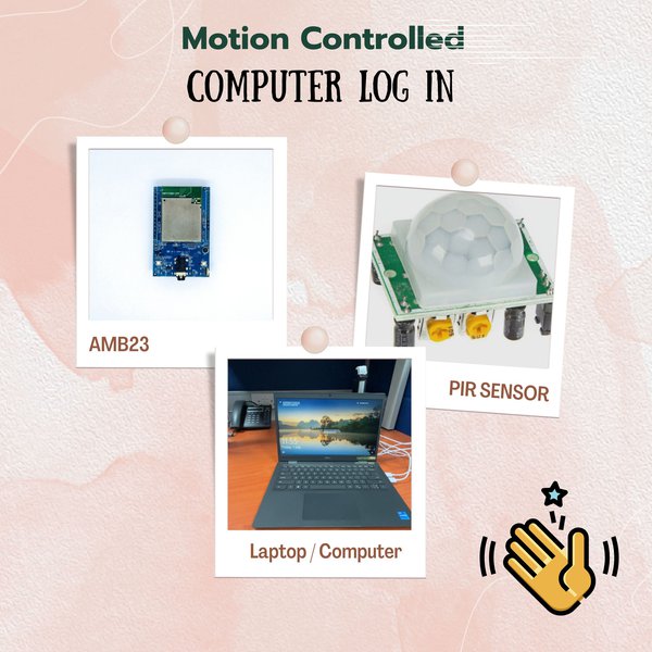 Motion Activated Computer Login | Hackaday.io