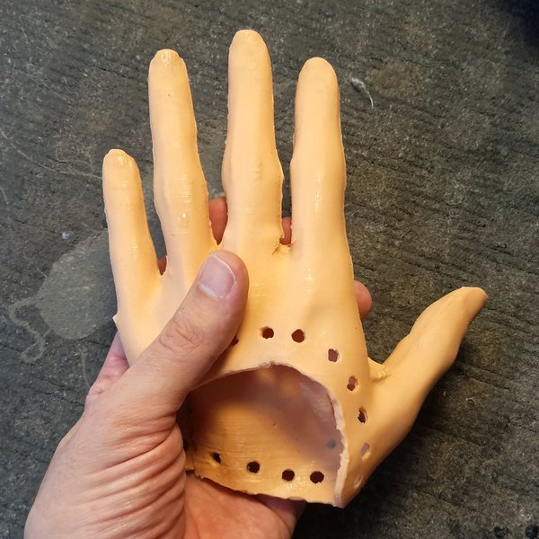 3D Scan to Custom Soft Prosthetic Hand | Hackaday.io