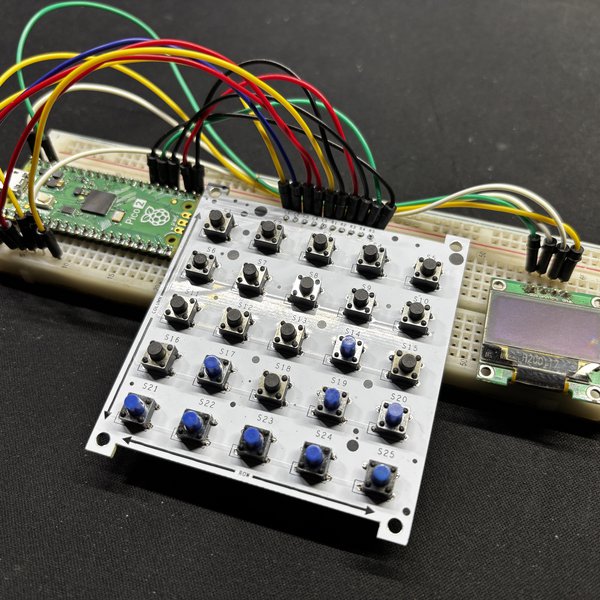 Custom 5x5 Keypad | Hackaday.io