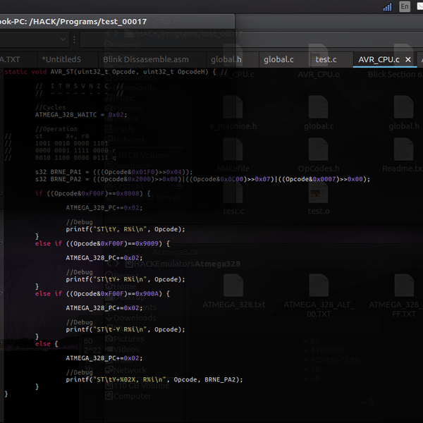 Arduino ATmega 328 Emulator | Hackaday.io