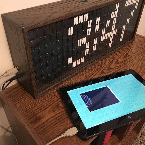 Flip Dot Clock | Hackaday.io