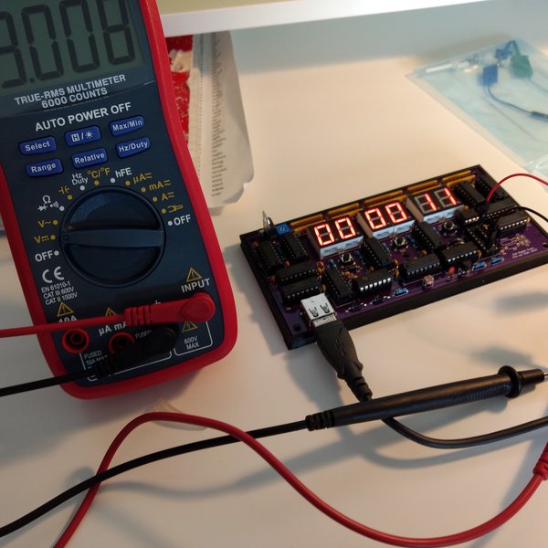 A zero-software digital clock from scratch | Hackaday.io