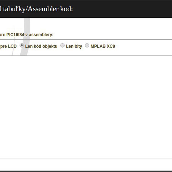 LCD,OLED online characters editor | Hackaday.io