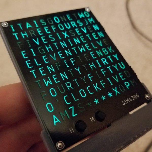Small Word Clock | Hackaday.io