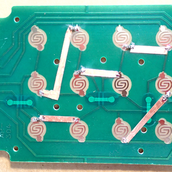 Two-Wire Matrix Keypad to Analog Input | Hackaday.io