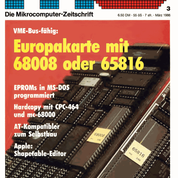 VMEbus 68008 or 65816 CPU | Hackaday.io