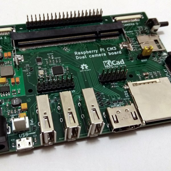 Carrier board for the Raspberry Pi Compute Module | Hackaday.io