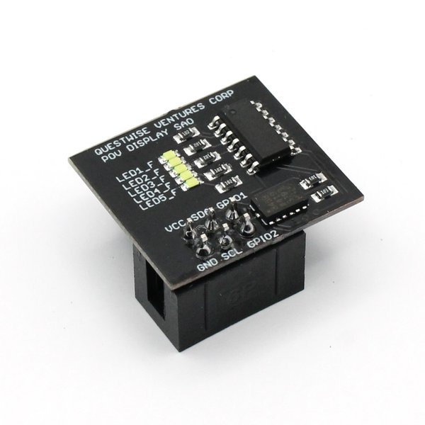 Persistence of Vision POV Display SAO | Hackaday.io