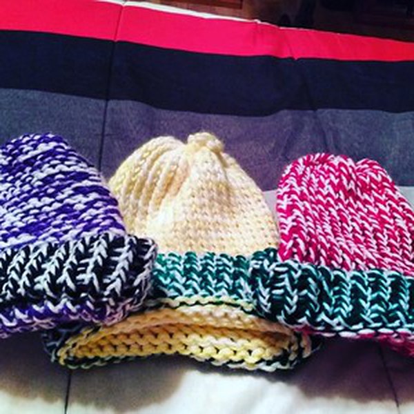 Loom Knitting Hats. | Hackaday.io