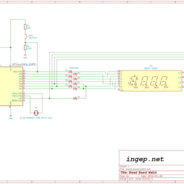 Breadboard Wristwatch | Hackaday.io