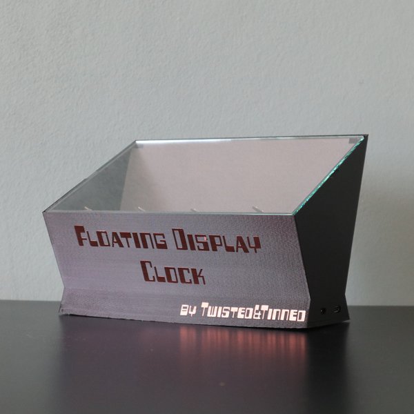 Floating Display Clock | Hackaday.io