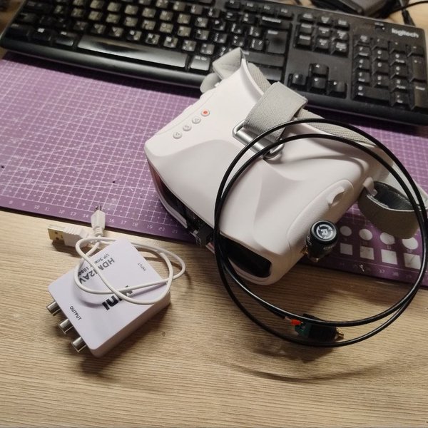 Adding aux video input to BetaFPV VR03 goggles | Hackaday.io