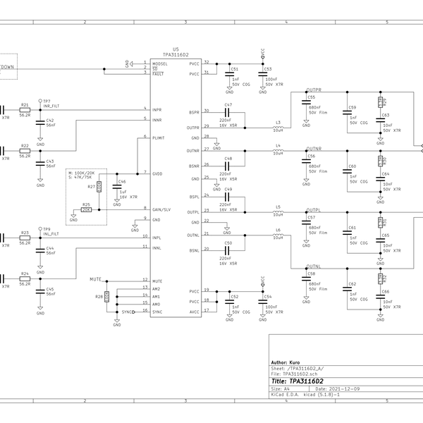 DSP Amplifier - 2 inputs 4 outputs | Hackaday.io
