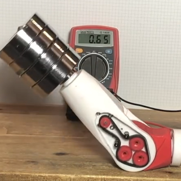 Kid's prosthetic elbow - 3D printed | Hackaday.io