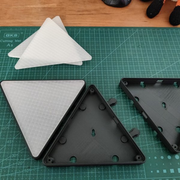 Modular LED Triangle Wall Panel | Hackaday.io