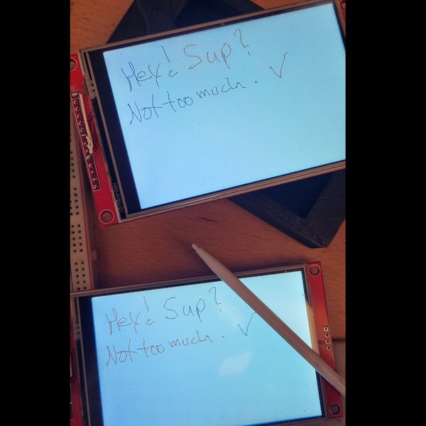 2D-Pager: write, draw, play in real time | Hackaday.io