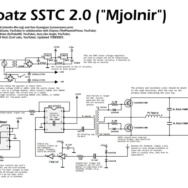 The Easy, Powerful Solid State Tesla Coil | Hackaday.io
