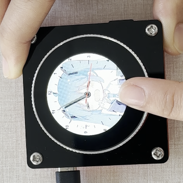 Cartoon Digital Clock With Switchable Style | Hackaday.io
