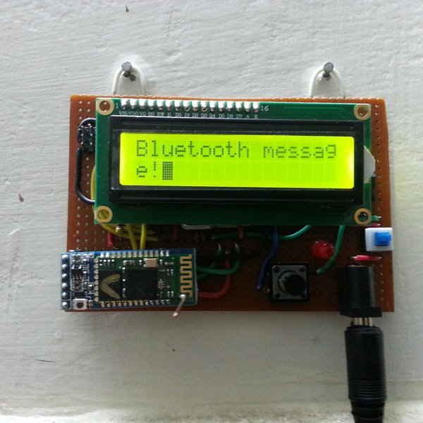 Bluetooth Short Message Display Terminal | Hackaday.io