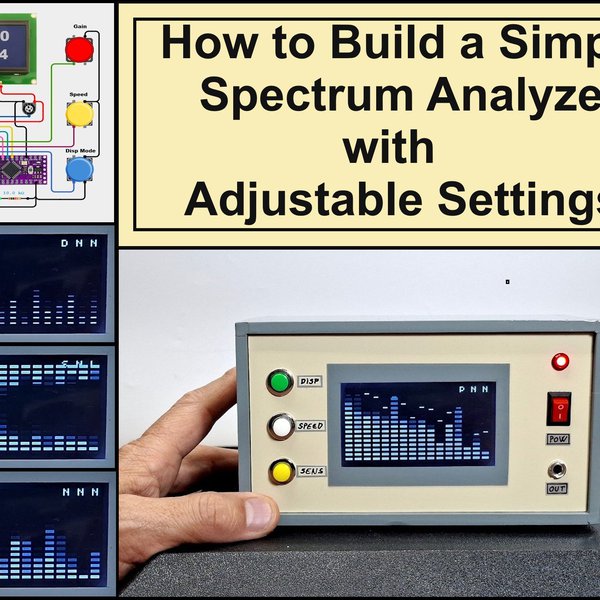 How to Build a Simple Audio Spectrum Analyzer | Hackaday.io