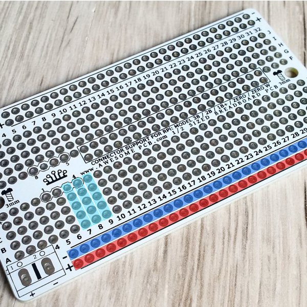 Breadboard PCB with Raspberry Pi support | Hackaday.io
