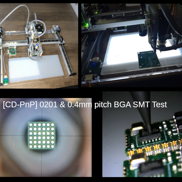 [CDPnP] Tiny Semi-Automatic PnP Machine | Hackaday.io