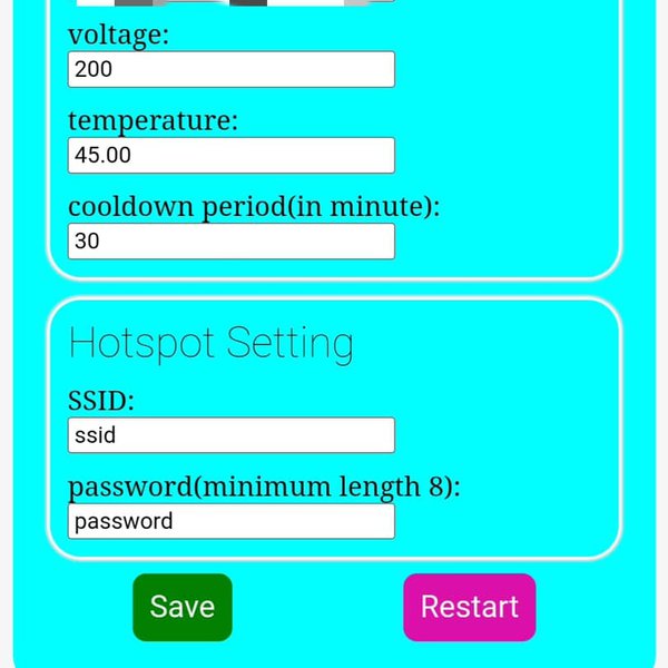 Voltage and Temperature Monitoring - Alert System | Hackaday.io