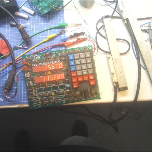 Fagor 1980s milling machine digital readout repair | Hackaday.io