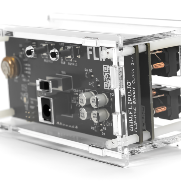 Flip-disc Binary Clock | Hackaday.io