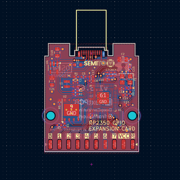 RP2350 based GPIO Expansion Card | Hackaday.io