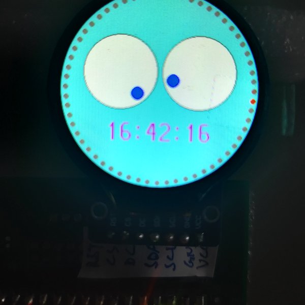 Artistic clock running on Pi Pico | Hackaday.io