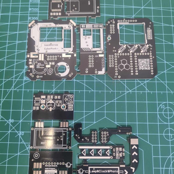 LED Cyberhome Model with LCD Clock | Hackaday.io