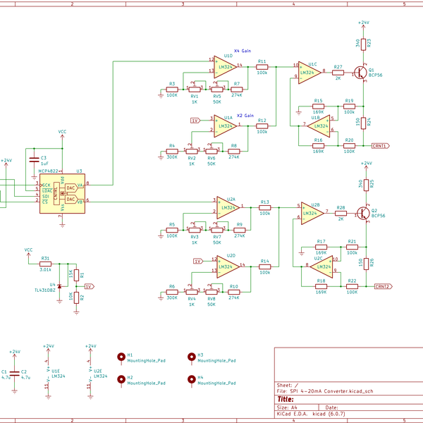 Dual 12bit SPI 4-20mA Converter | Hackaday.io
