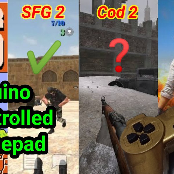 Arduino Controlled Gamepad For Pc