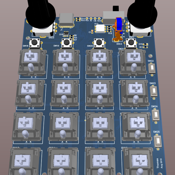 Macro keypad (4x4) | Hackaday.io