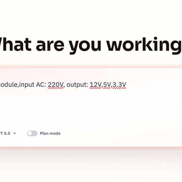 prompt to schematic | Hackaday.io