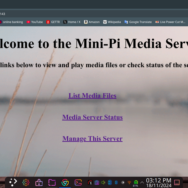 Pi Zero 2w Mini DLNA Server | Hackaday.io