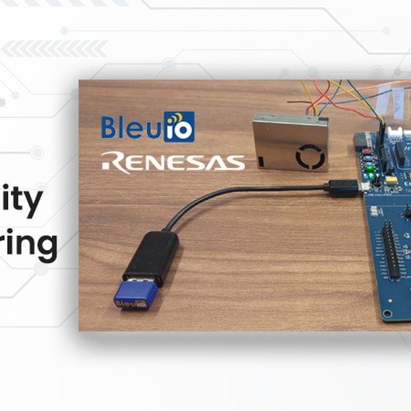 Monitoring Air Quality BleuIO and Renesas sensor | Hackaday.io