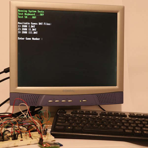 Zork on ESP32 with VGA, PS2 and SD | Hackaday.io