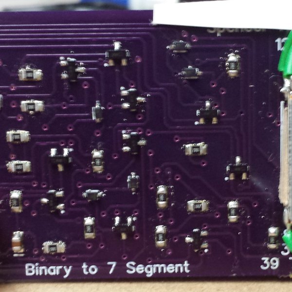 Discrete Binary to 7 Segment Display | Hackaday.io