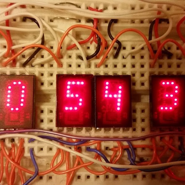 Retro - LED clock | Hackaday.io