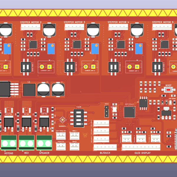 3D printer motherboard using RP2040 | Hackaday.io